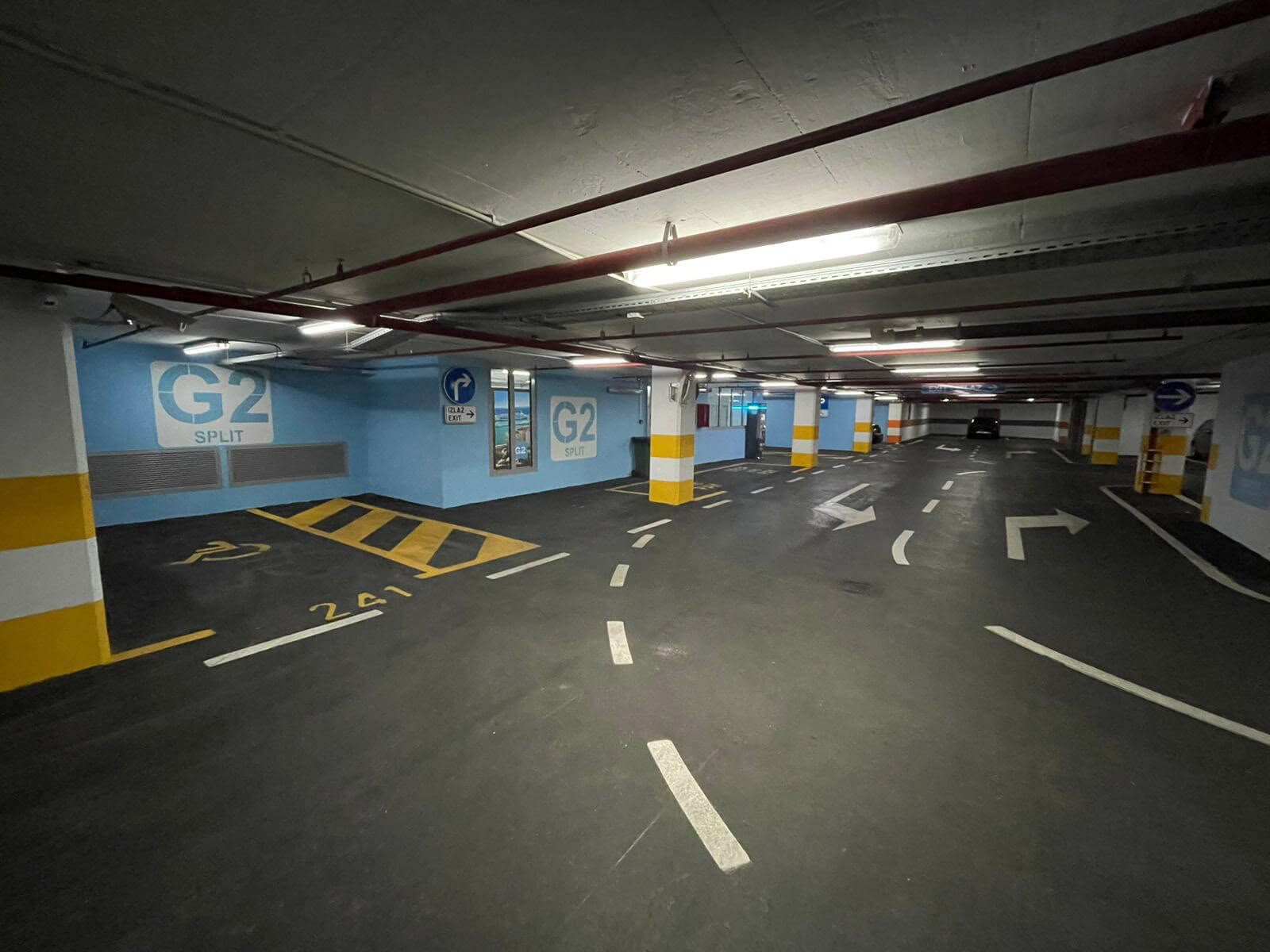 Parking spaces for people with disabilities